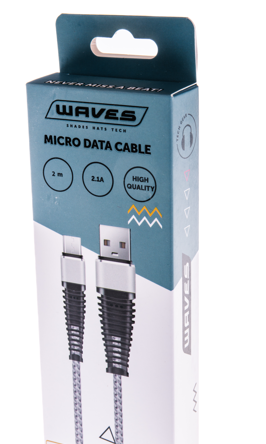 Waves Tech - Micro Data Cable 2m | Agrimark