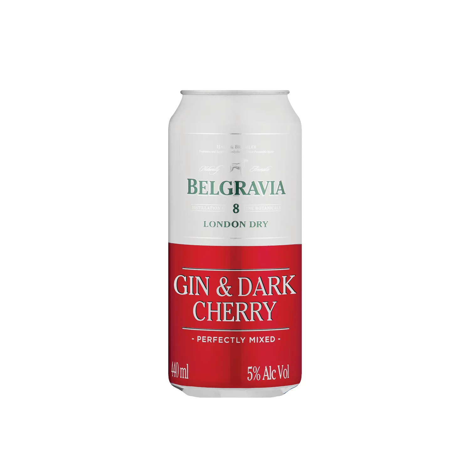 Belgravia Coolers Gin & Dark Cherry Can 6x440ml | Agrimark