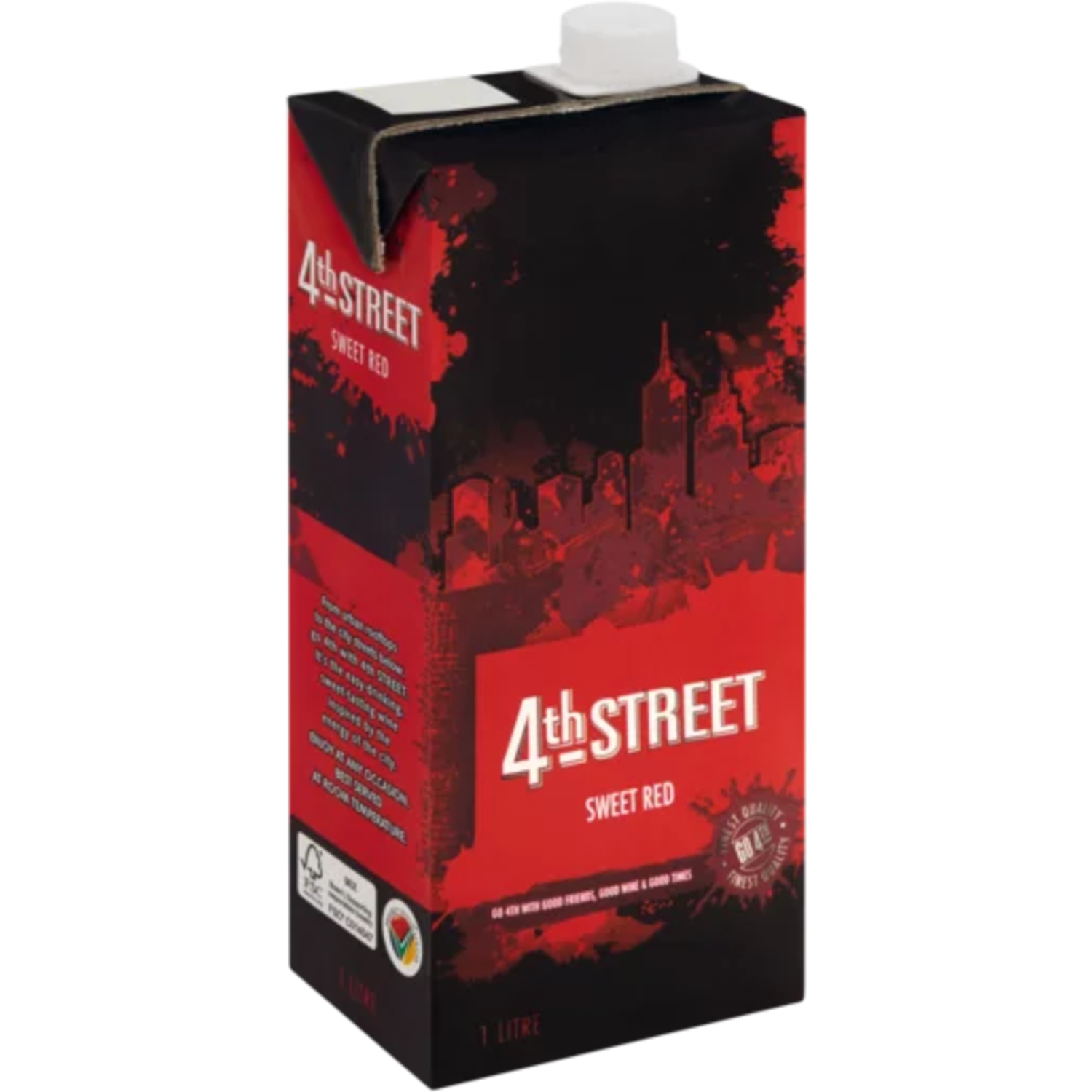 4th Street Wine Natural Sweet Red 12x1L | Agrimark
