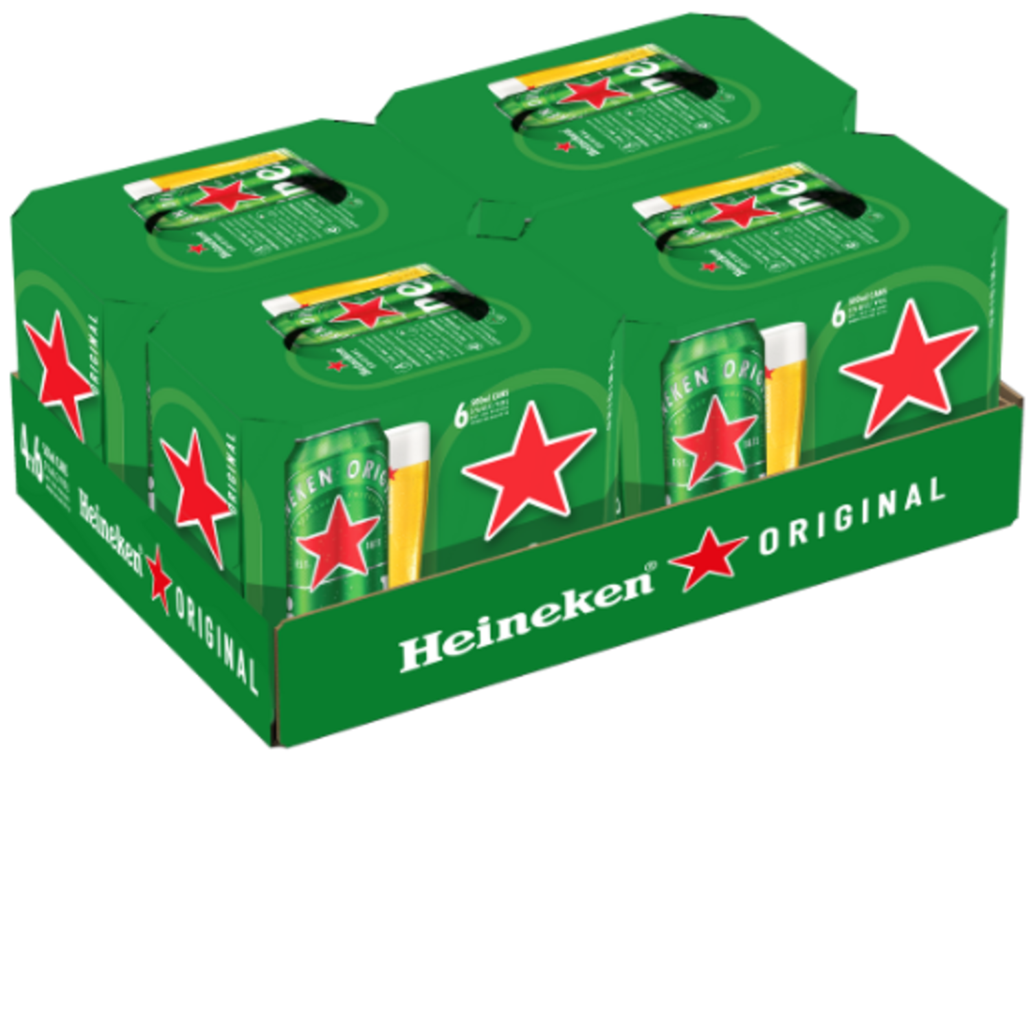 Heineken Lager Can 24x500ml | Agrimark