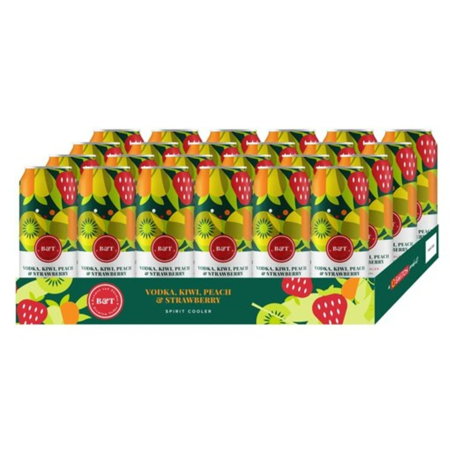 Cheers Vodka Kiwi, Peach & Strawberry 24x440ml | Agrimark