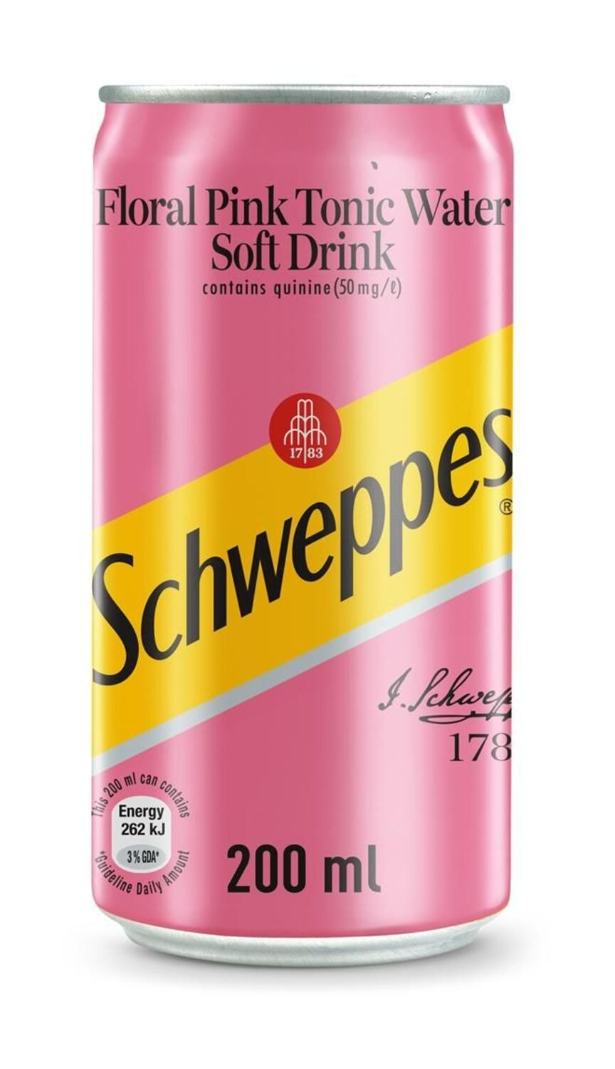 Schweppes Floral Pink Tonic Can 6x200ml | Agrimark