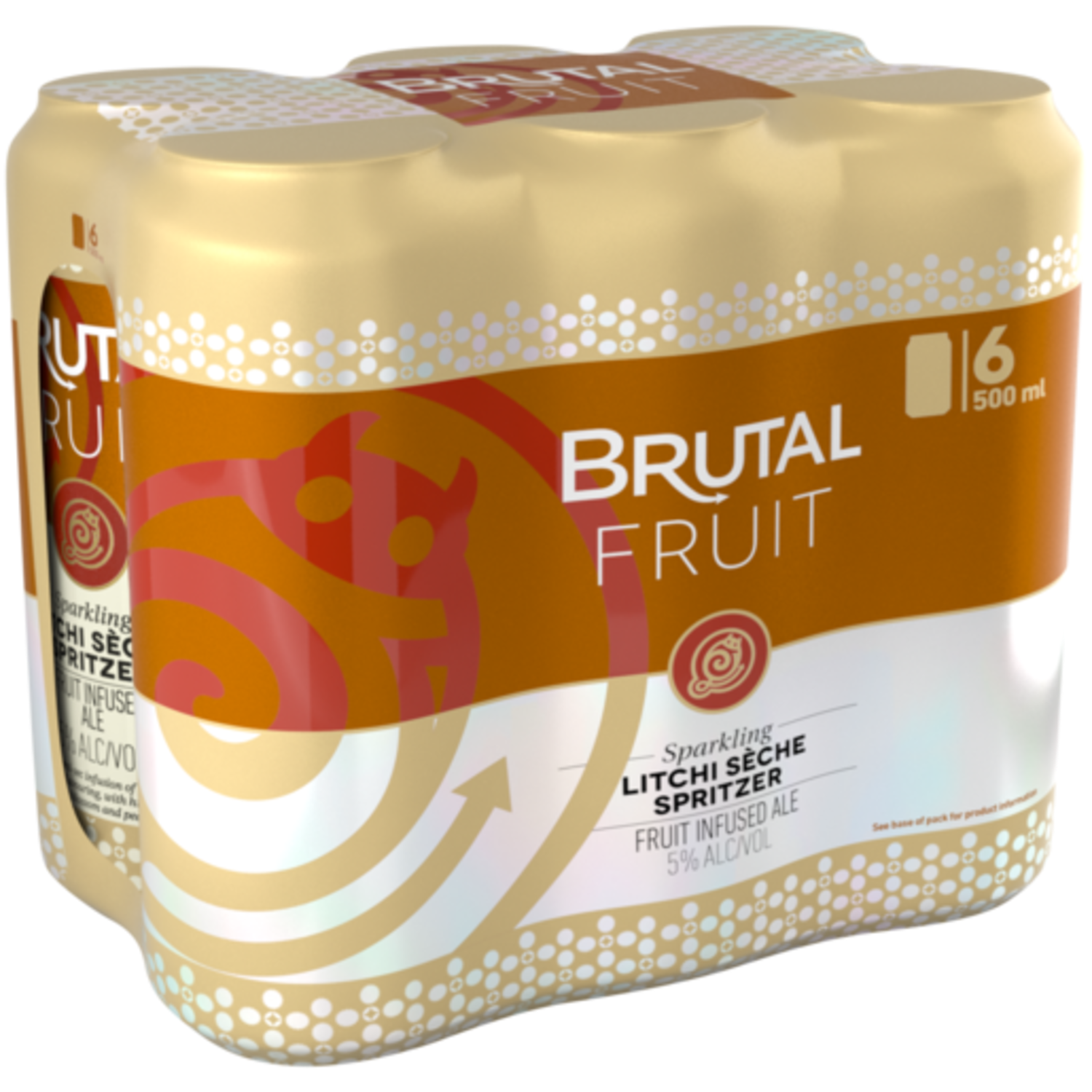 Brutal Fruit Litchi Seche Can 6x500ml | Agrimark