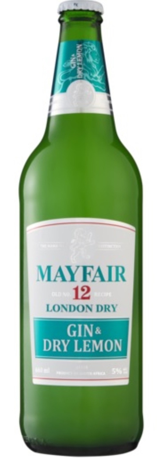 Mayfair Gin & Dry Lemon Cider 12x660ml | Agrimark