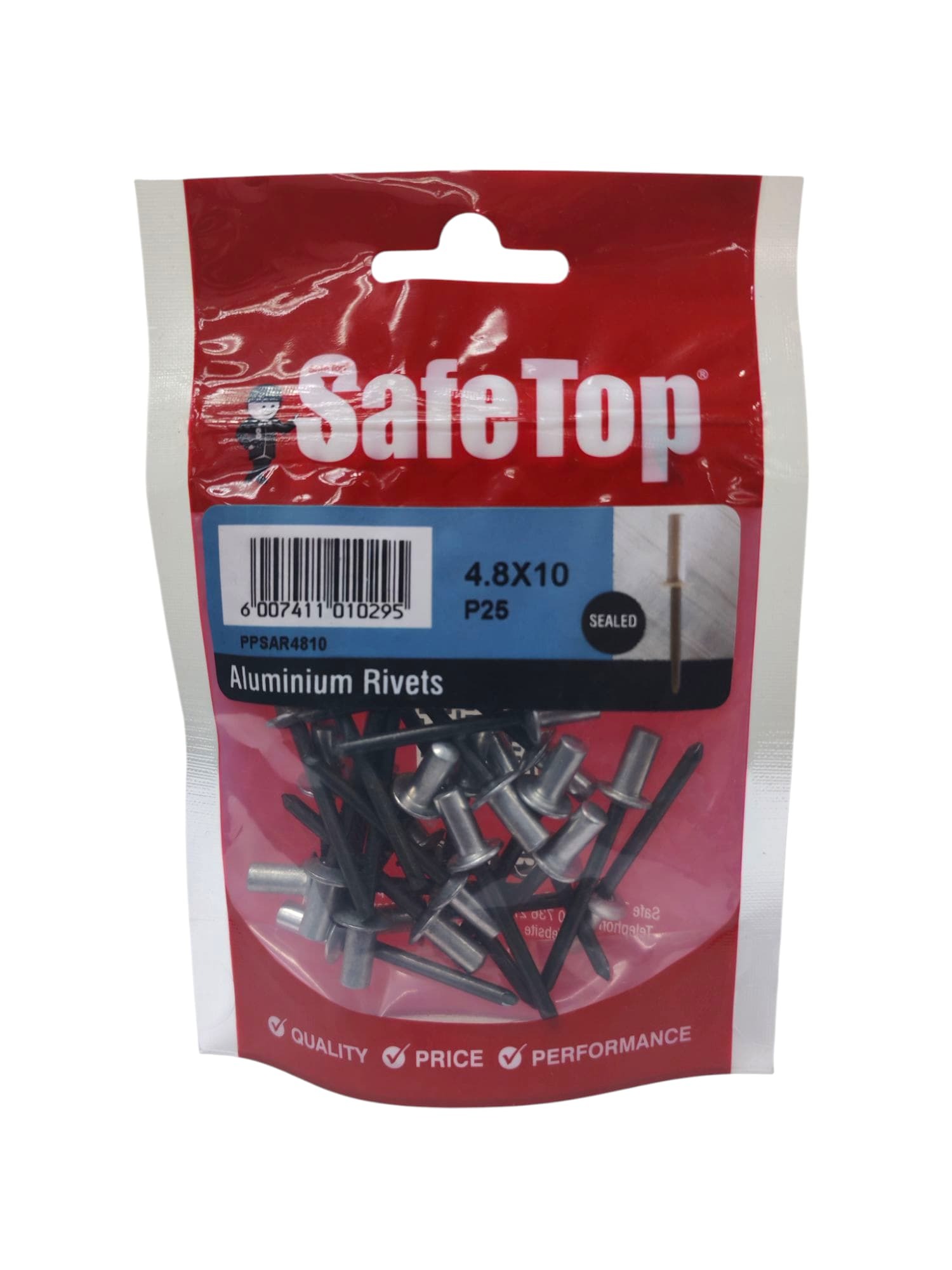 ST Aluminum Rivets Sealed 4.8x P25 | Agrimark