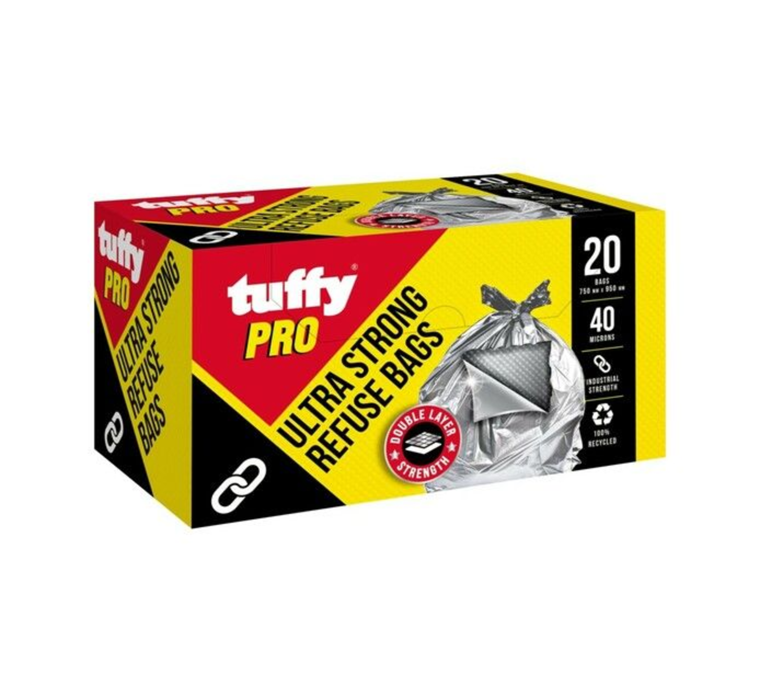 Tuffy Pro Refuse Bags Ultra Strong 20's x 10 | Agrimark