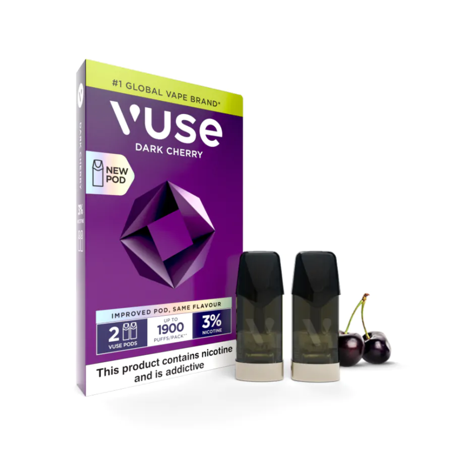 Vuse E-Pod 2-Pack Dark Cherry 3% x 5 | Agrimark