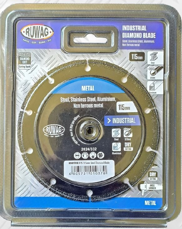 Ruwag Diamond Blade For Steel 115mmx1mm | Agrimark
