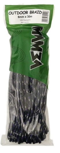 Mamba Rope Braided Outdoor Ld 8mm 30m | Agrimark