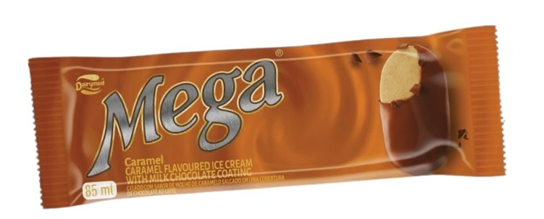 Dairymaid Mega Ice cream Stick Caramel 85ml | Agrimark