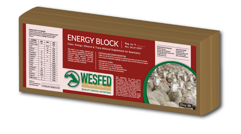 Wesfed Energy Block 25kg | Agrimark