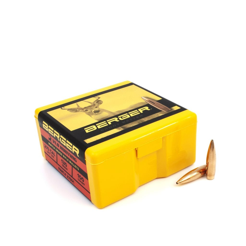 Berger Bullets .270 130 GR VLD Hunting 100 | Agrimark