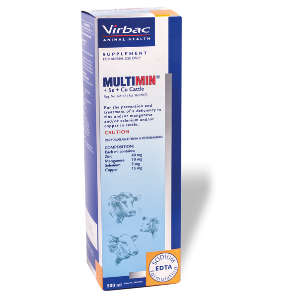 Virbac Multimin Variety V/pack 4x500ml | Agrimark