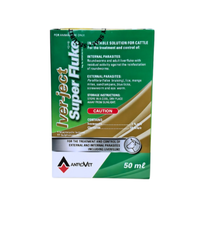 Antrovet Iver-ject Super Fluke 50ml | Agrimark