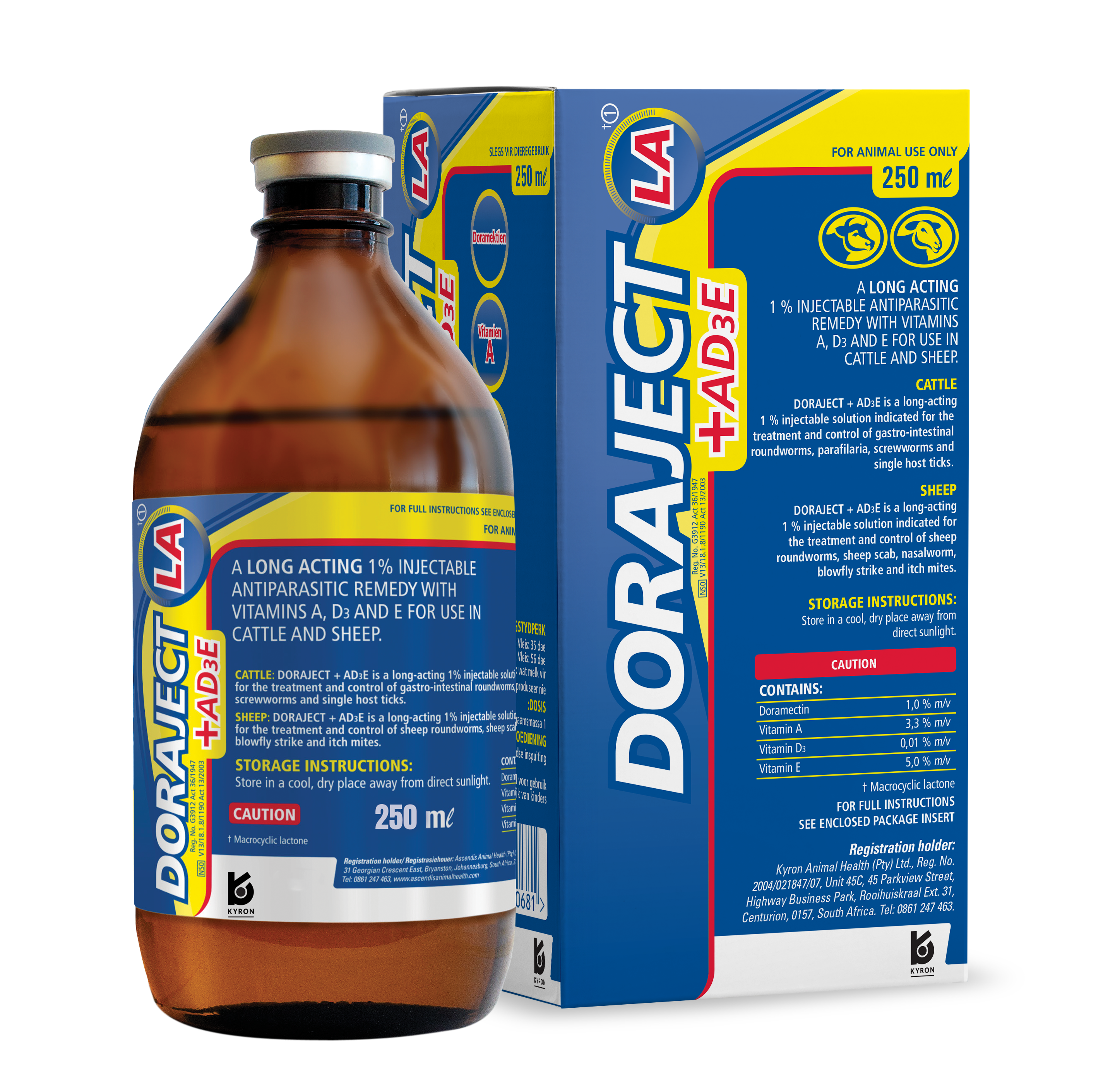 Kyron Dora-ject Ad3e La 250ml | Agrimark