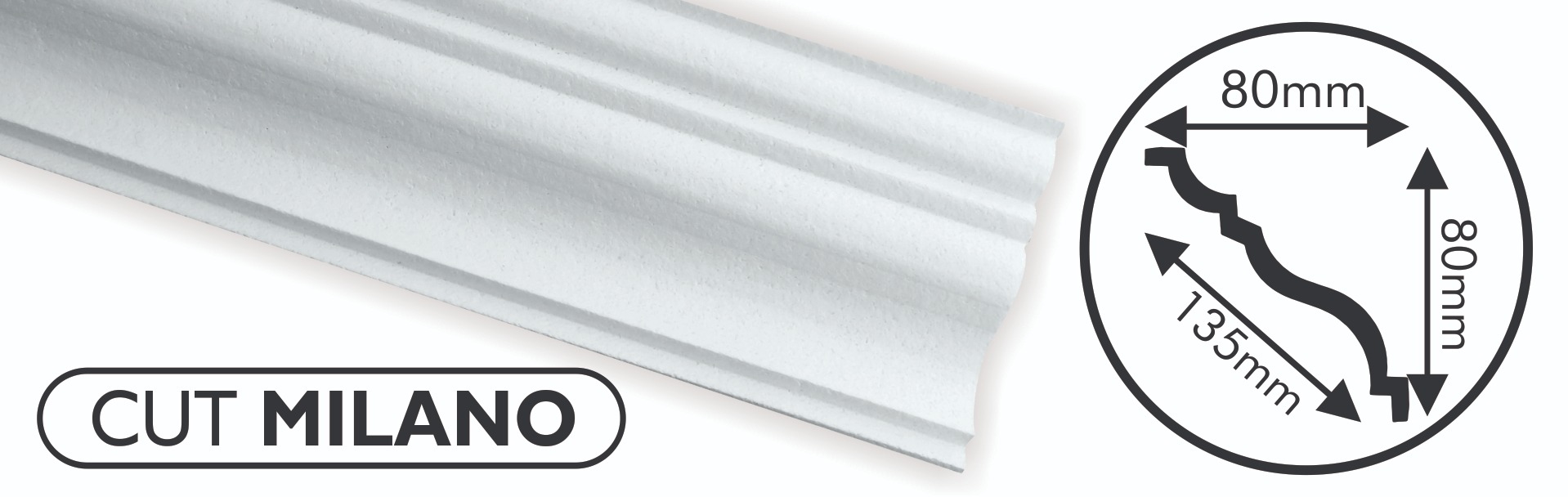 Das Cornice Milano Cut 2m | Agrimark