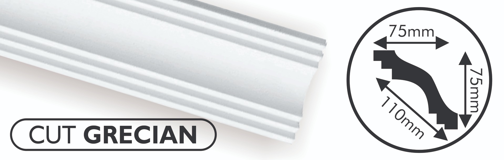 Das Cornice Crecian Cut 75x75 X2m | Agrimark