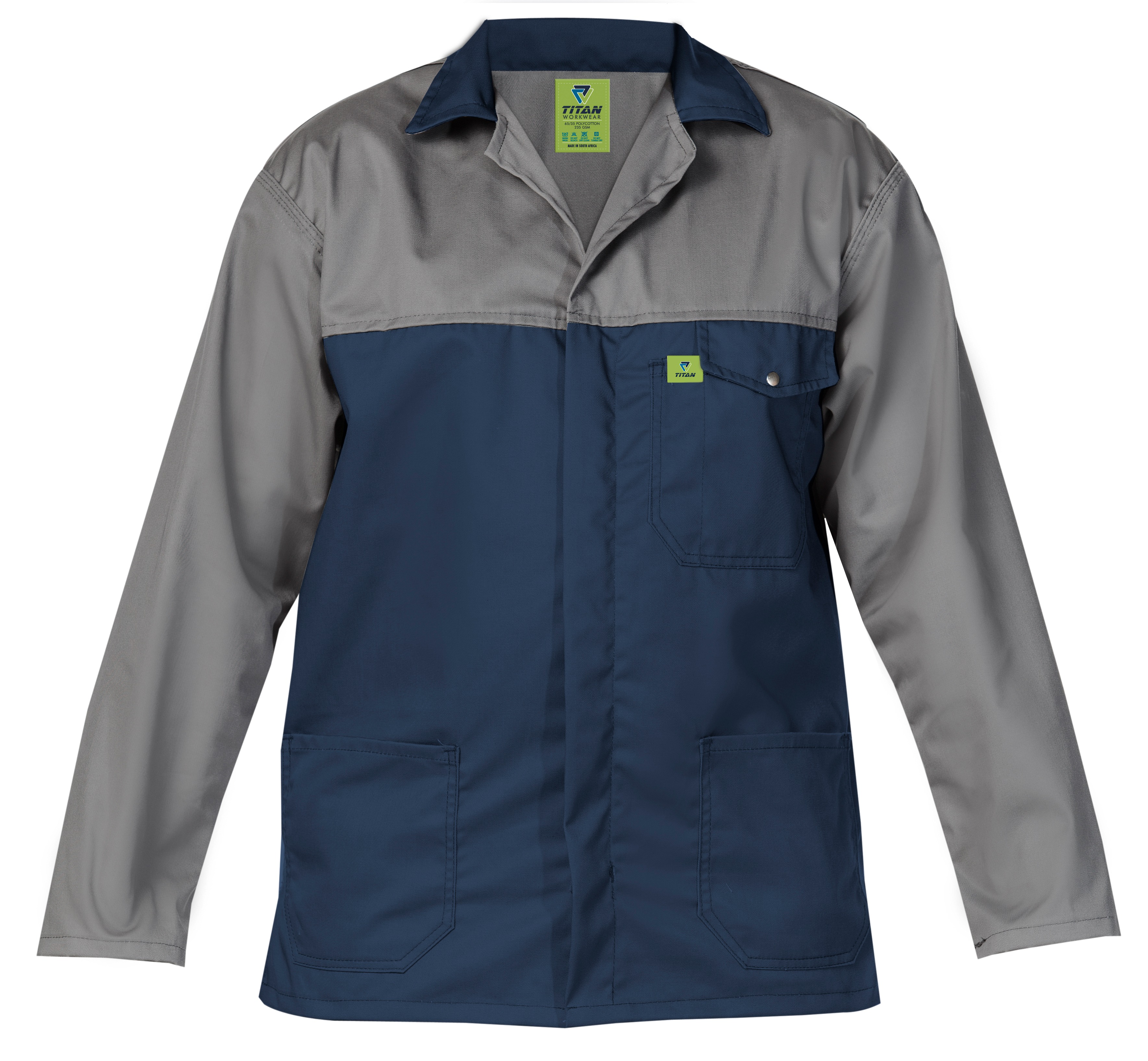 Titan 2 Tone Conti Jacket Navy/Grey | Agrimark