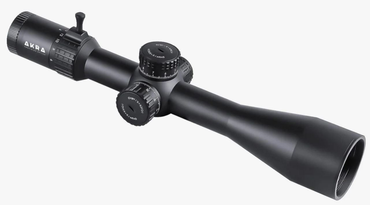AKRA Scope Oryx 6-36x56 FFP MRAD Titanium Grey | Agrimark
