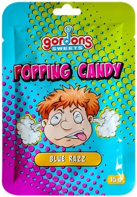 Gordon Sweets Popping Candy Bluerazz 15g | Agrimark