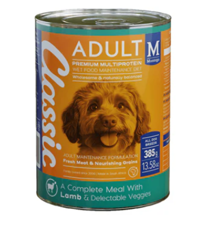 Montego Dog Food Wet Lamb & Veg385g | Agrimark