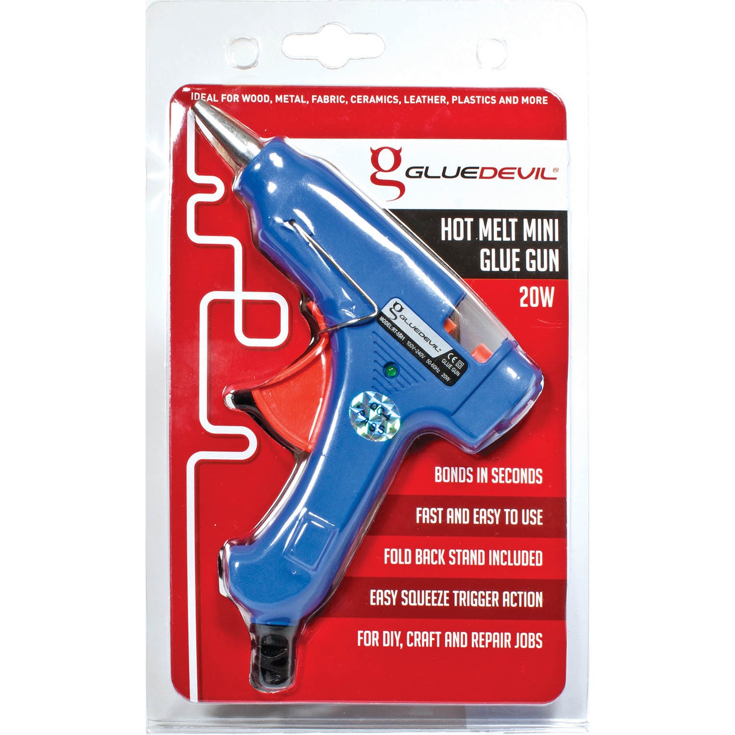 Glue Devil Hot Melt Mini Glue Gun 20w | Agrimark