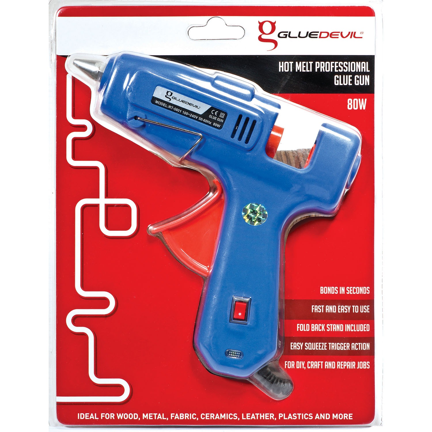 Glue Devil Hot Melt Prof Glue Gun 80w | Agrimark