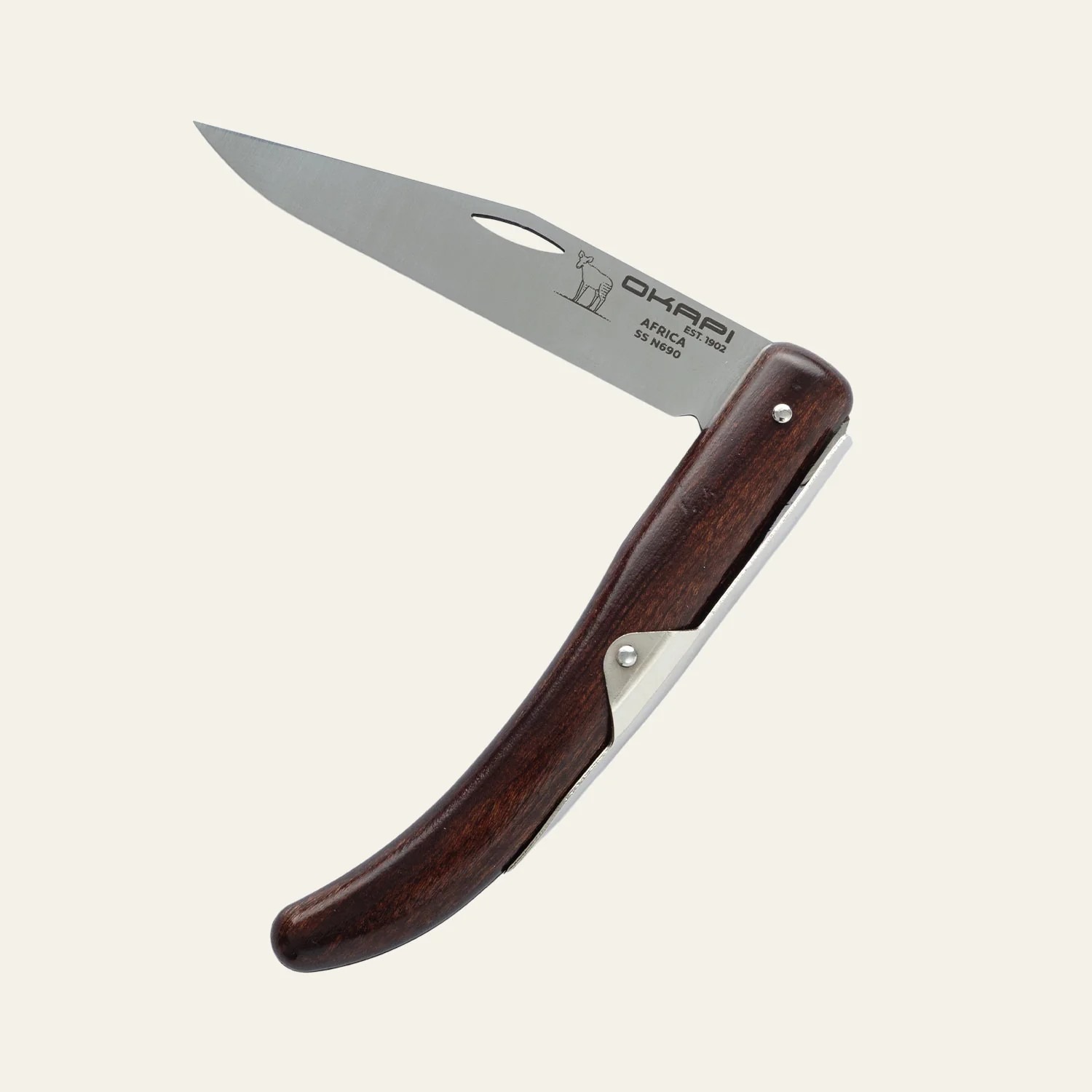 Okapi Folding Knife - Wood | Agrimark