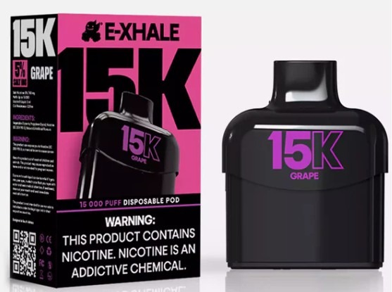 E-xhale Grape 15k 5% Pod | Agrimark