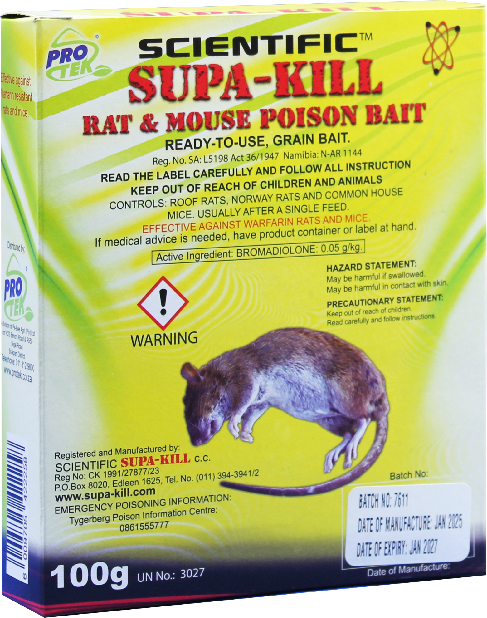 Supa Kill Rat/mice 100g | Agrimark