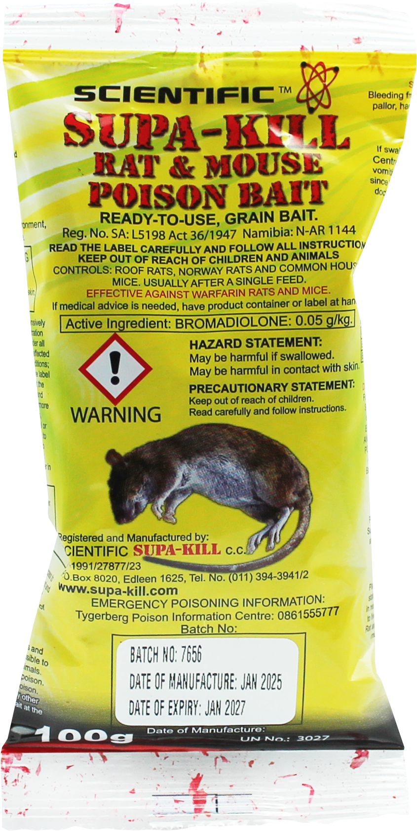 Supa Kill Rat & Mouse Sachet 100g | Agrimark