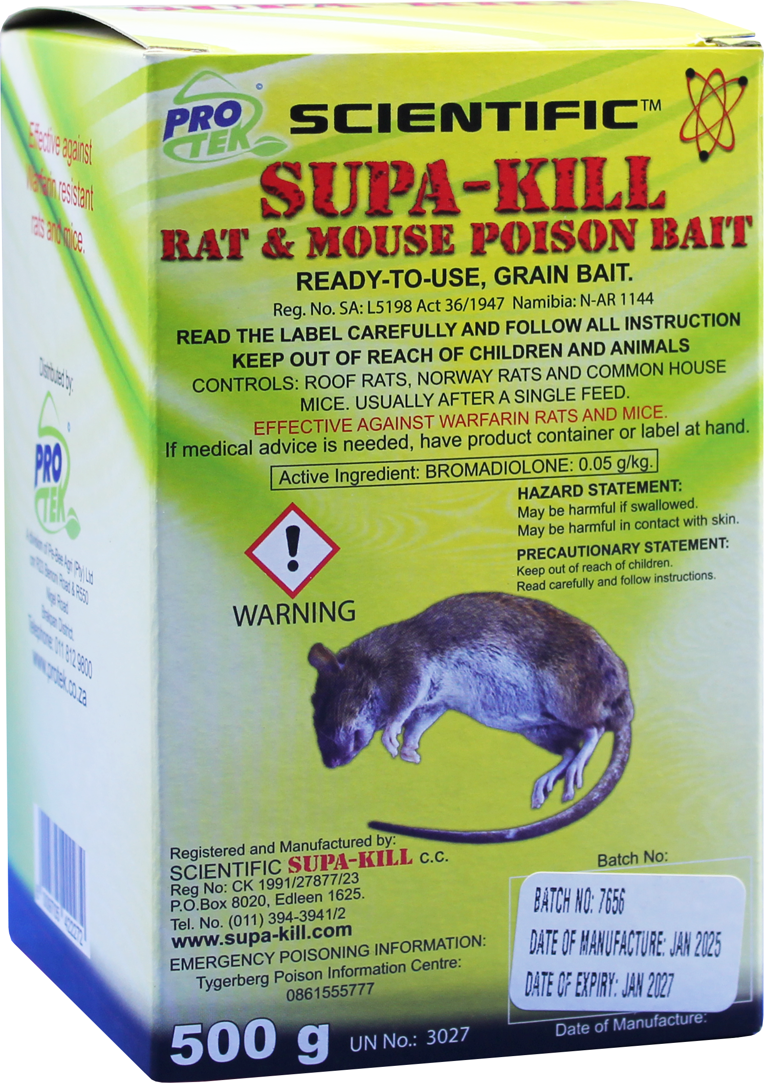 Supa Kill Rat & Mouse Granular 500G | Agrimark