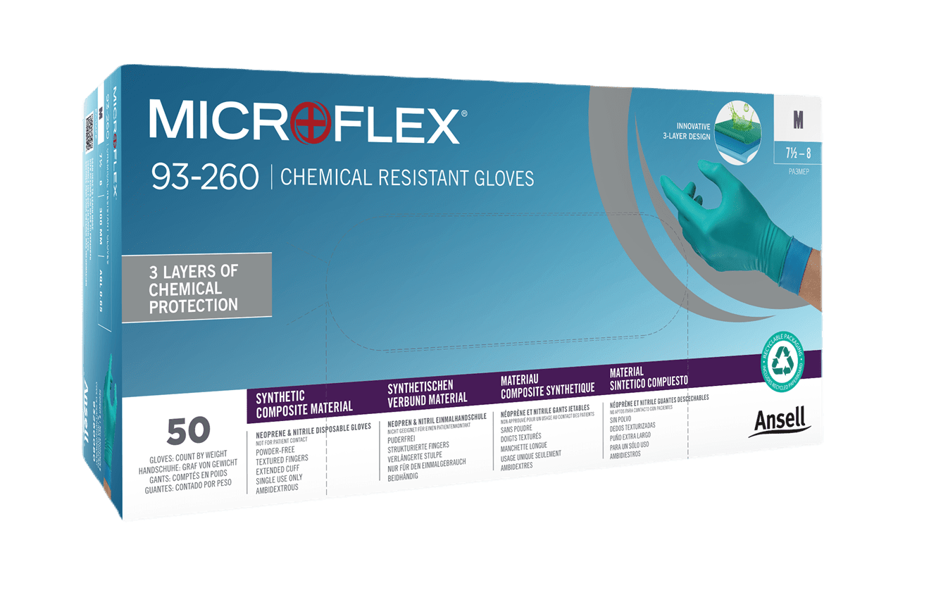 HANSKE ENGANGS MICROFLO CHEM RESIST S:L 93-260 Alf I. Larsen AS