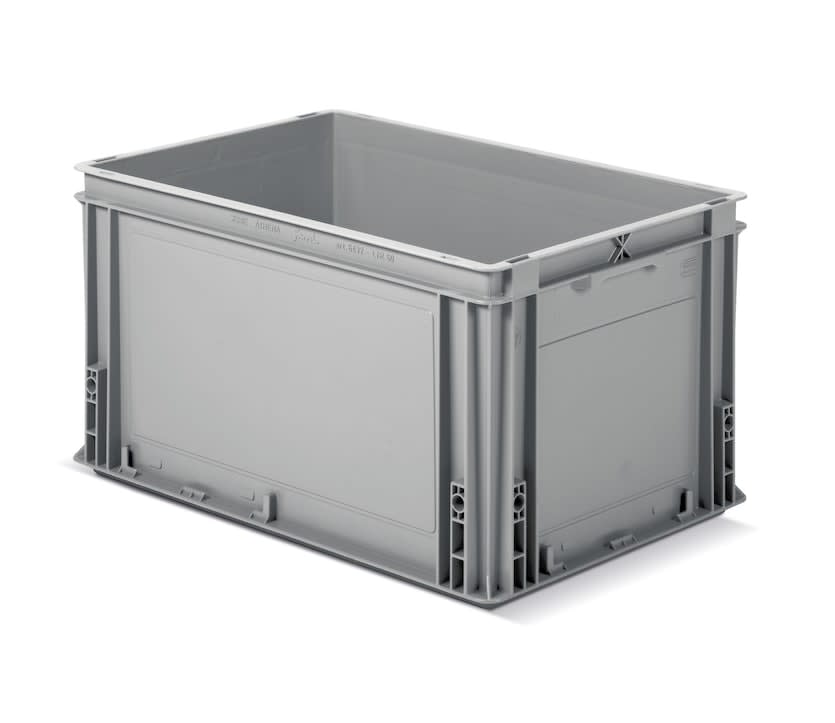 PLAST KASSE EURO E 6432 600X400X325MM 60 LITER GRÅ Alf I. Larsen AS