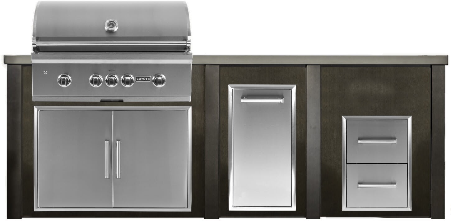 Haven Outdoor COYISLANDOP139 36 Inch Natural Gas Built-in Grill with ...