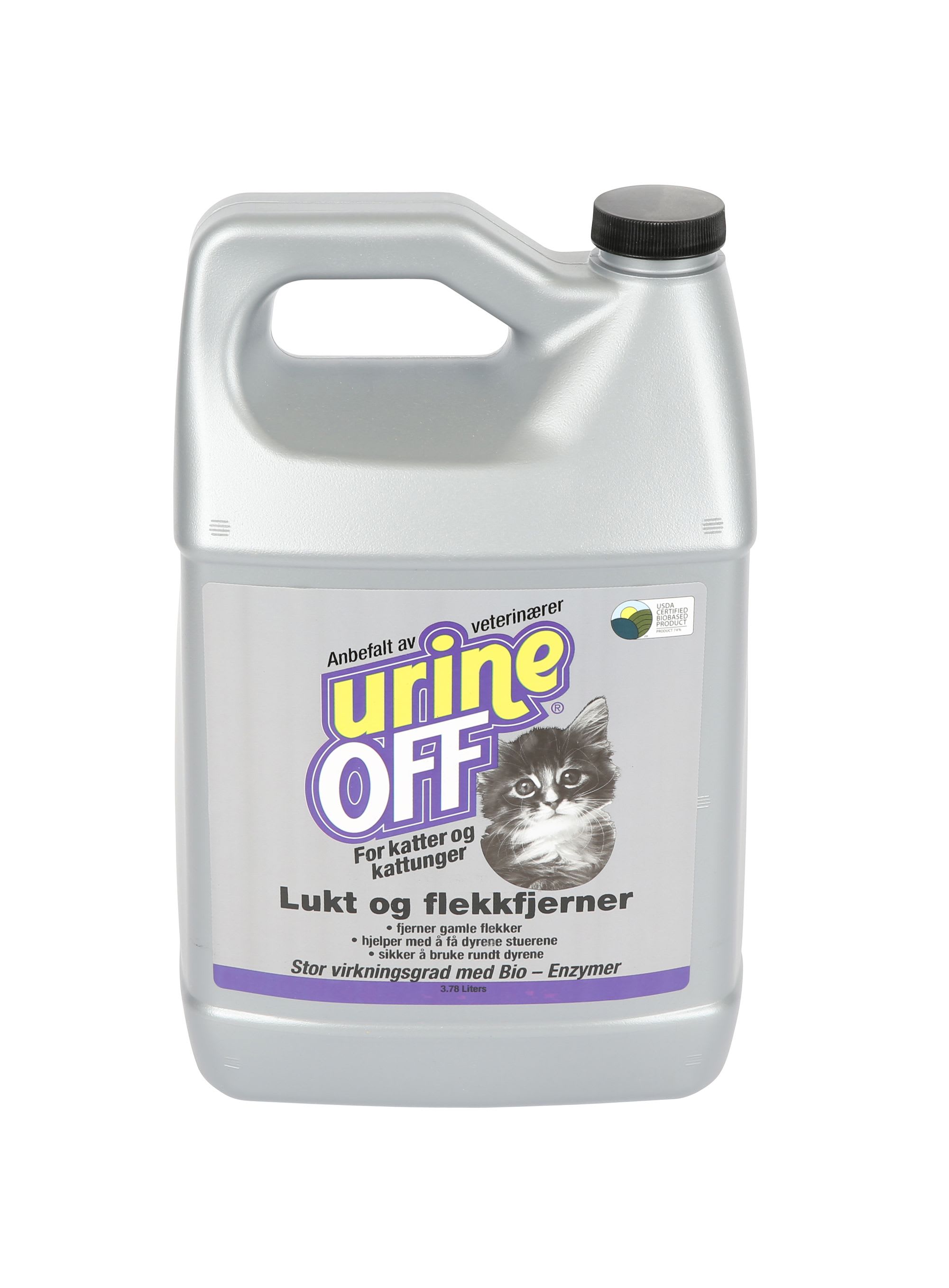 Urine-Off Cat & Kitten 3,8 liter Akselsens Agenturer A/S