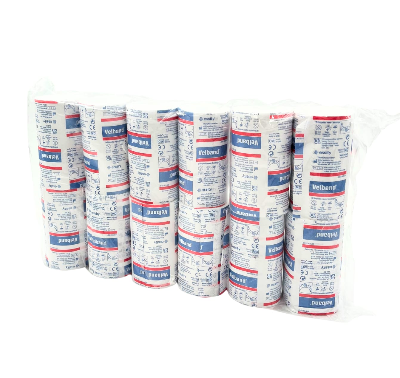 Velband polstring 7,5 cm 12 ruller Akselsens Agenturer A/S