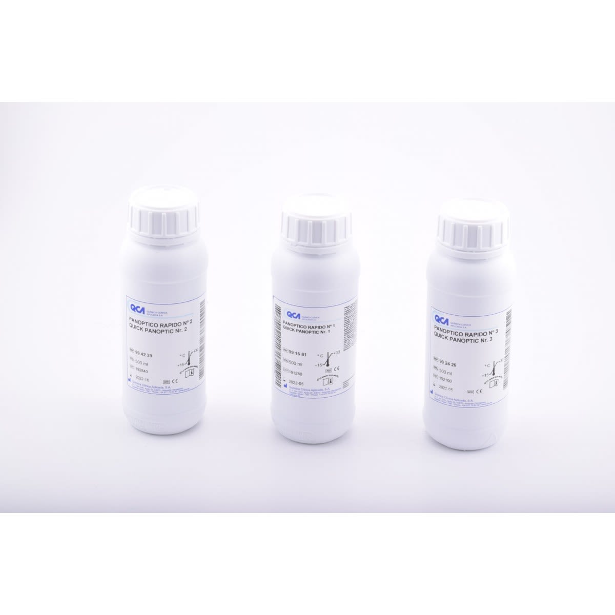 Panoptic hurtigfarge til blodutstryk 3x 500 ml, tidligere color rapid ...