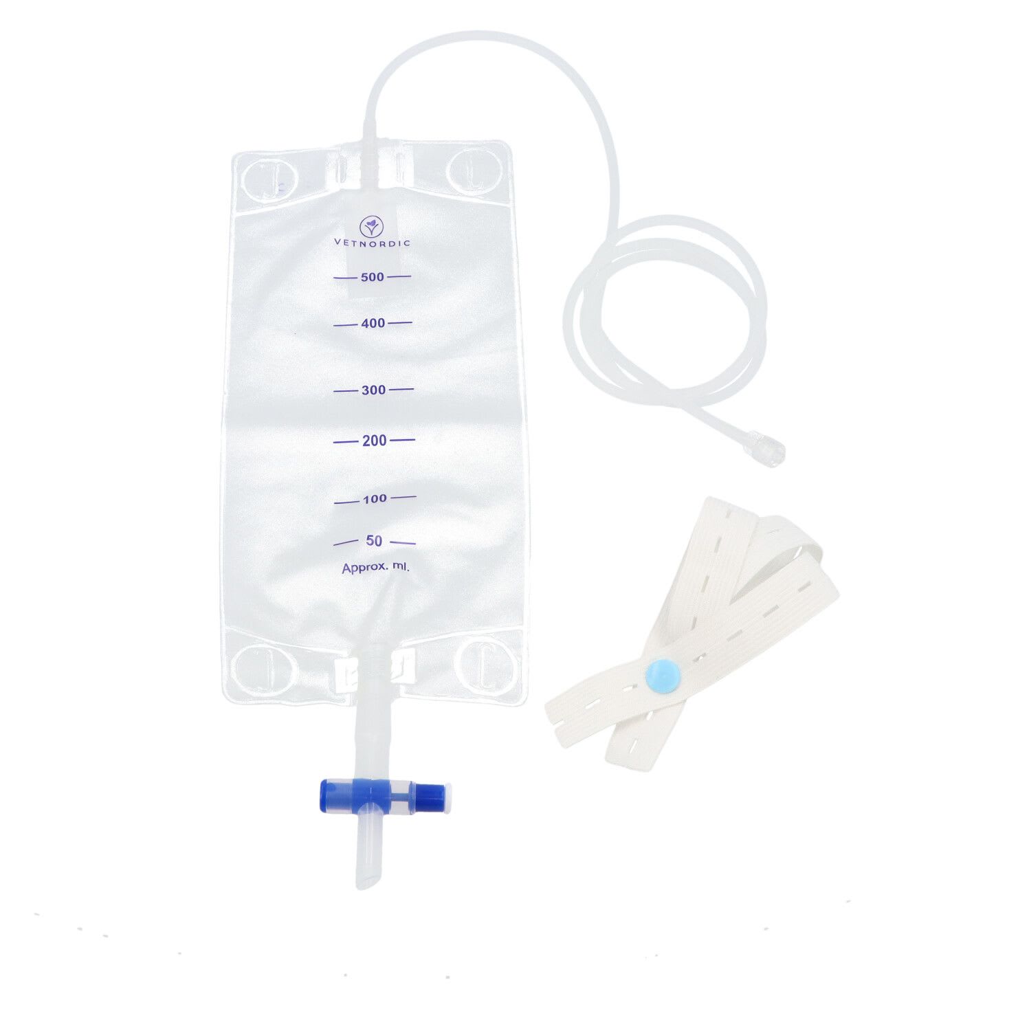 Vetnordic Urinpose, Luer Lock-kobling, 5 stk Akselsens Agenturer A/S