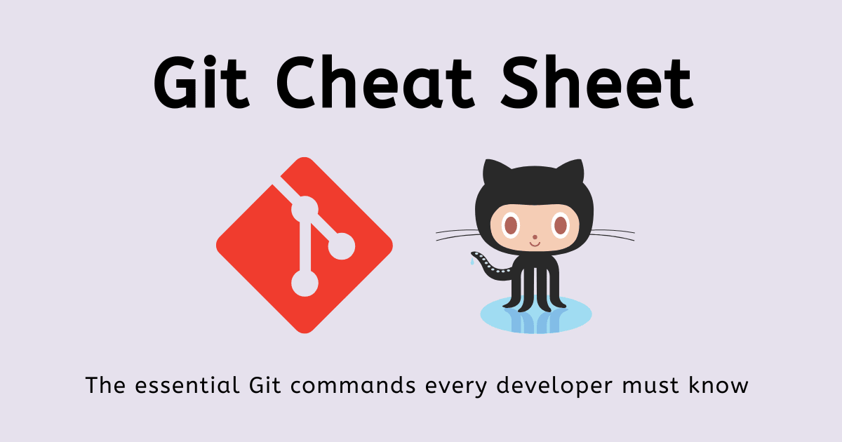 Git and GitHub Command Cheat Sheet → Aldinn Rocks
