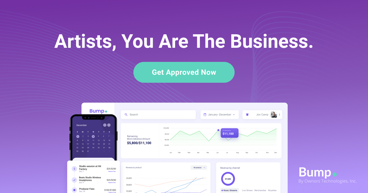 Bump - Get Micro-Advances To Fund Your Music. Keep 100% Ownership