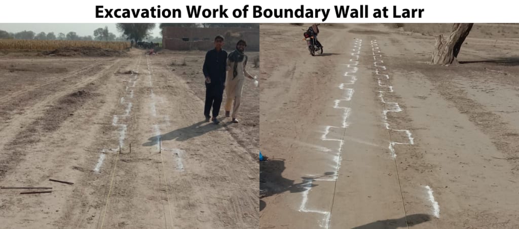 Excavation Work of Boundary Wall at Larr – MNS University of ...