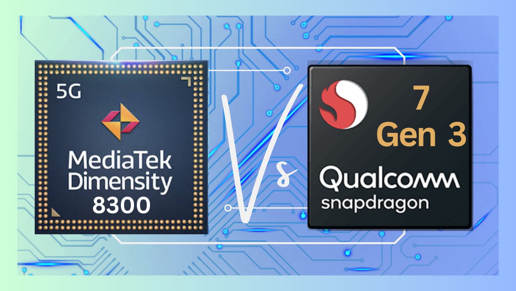 MediaTek Dimensity 8300 Vs. Snapdragon 7 Gen 3
