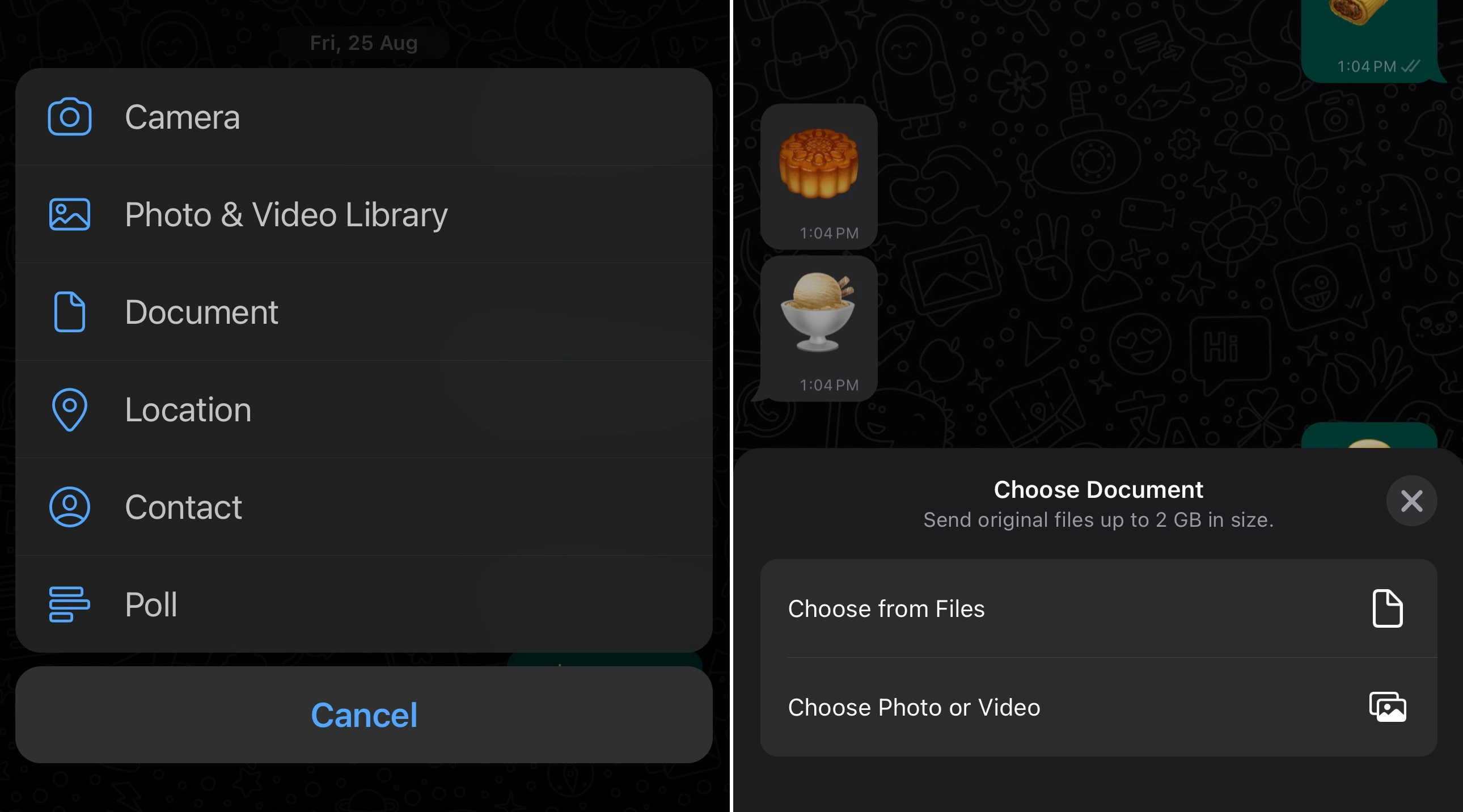 WhatsApp for iOS Users Can Now Send Uncompressed Media