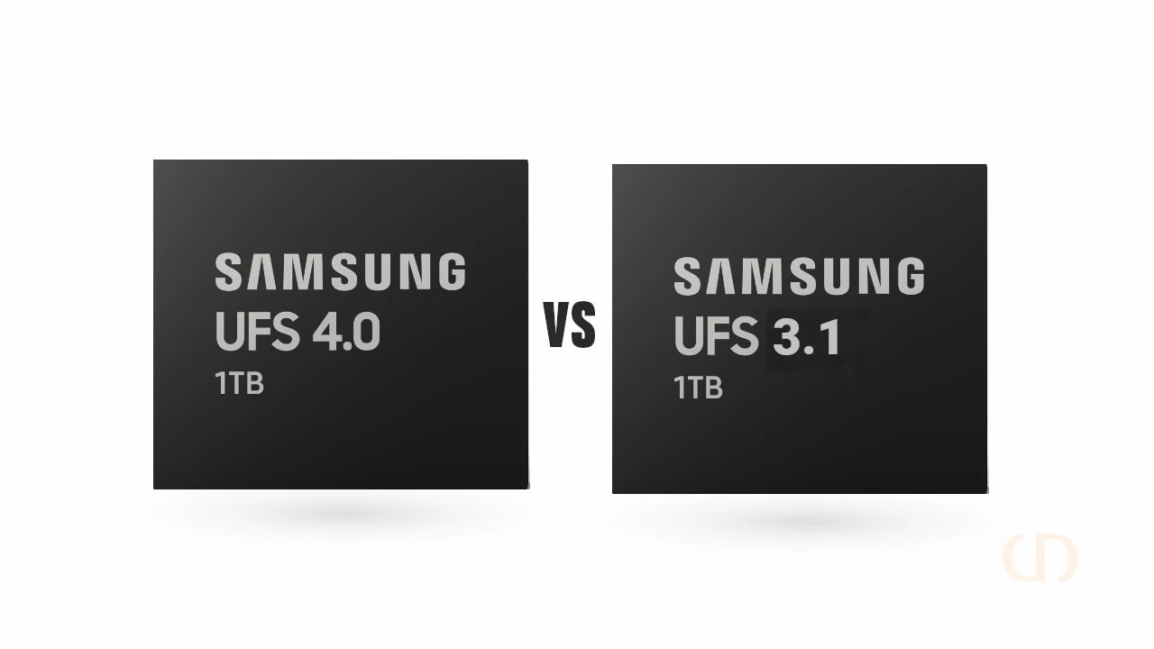 UFS 4.0 vs UFS 3.1: Specs comparison.