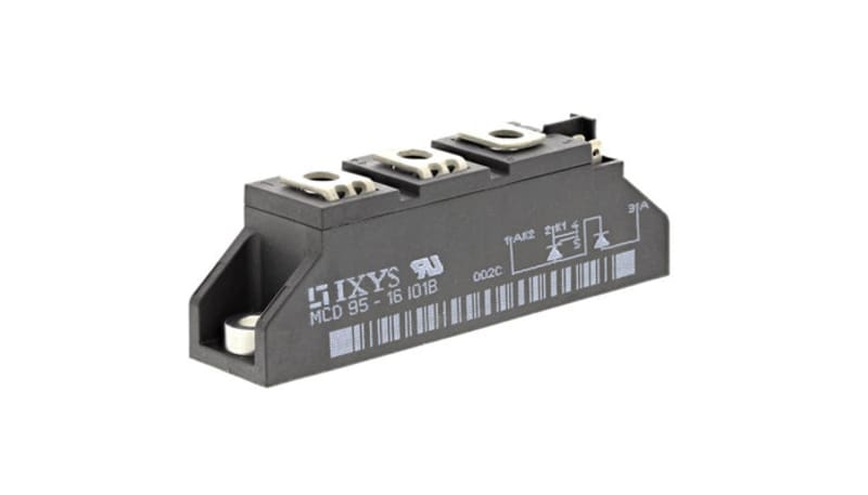 RS COMPONENTS UK MCD95-16IO1B IXYS, MCD95-16IO1B, Thyristor Module SCR ...