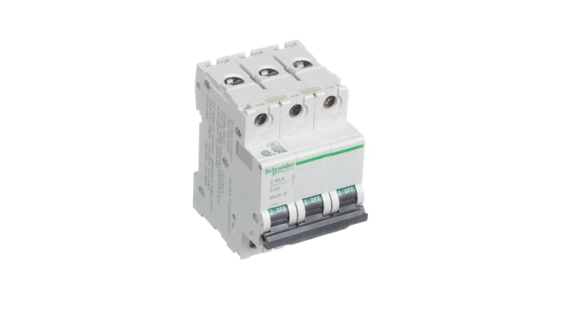 Schneider Electric MG17467 Circuit Breaker, Magnetic, Handle, 30A, DIN ...