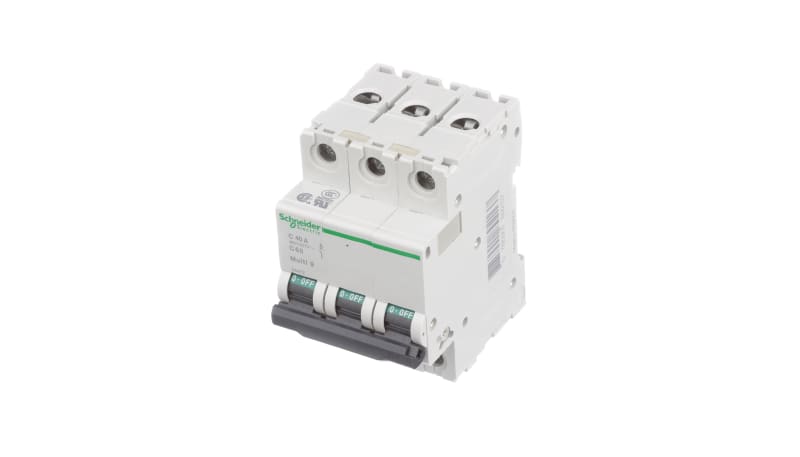 Schneider Electric MG24472 Circuit Breaker, Magnetic, Toggle, 40A, DIN ...