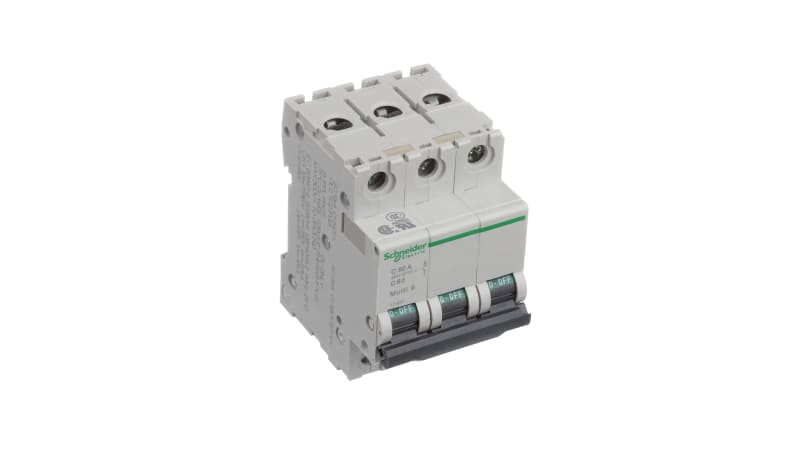 Schneider Electric MG17469 Circuit Breaker, Magnetic, Handle, 60A, DIN ...