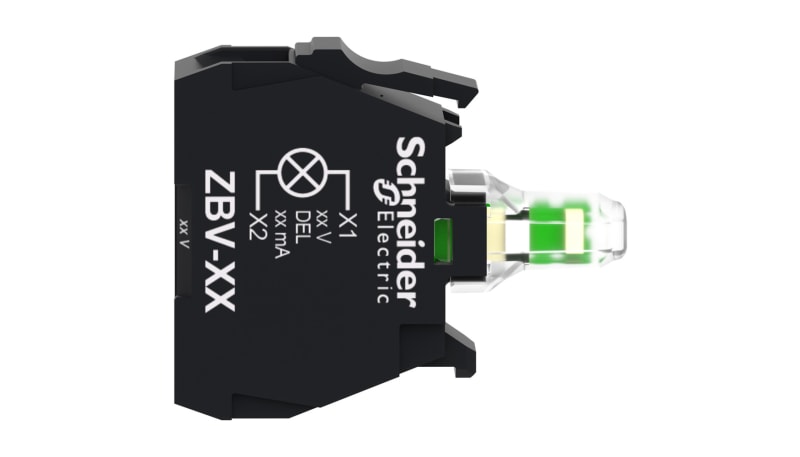Schneider Electric ZBVM1 Light Module, LED, White, 230/240V, Screw ...
